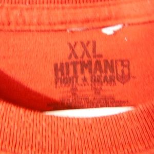 Hitman | Shirts | Mens Hitman Fight Gear Red Graphic Tshirt Xxl | Poshmark